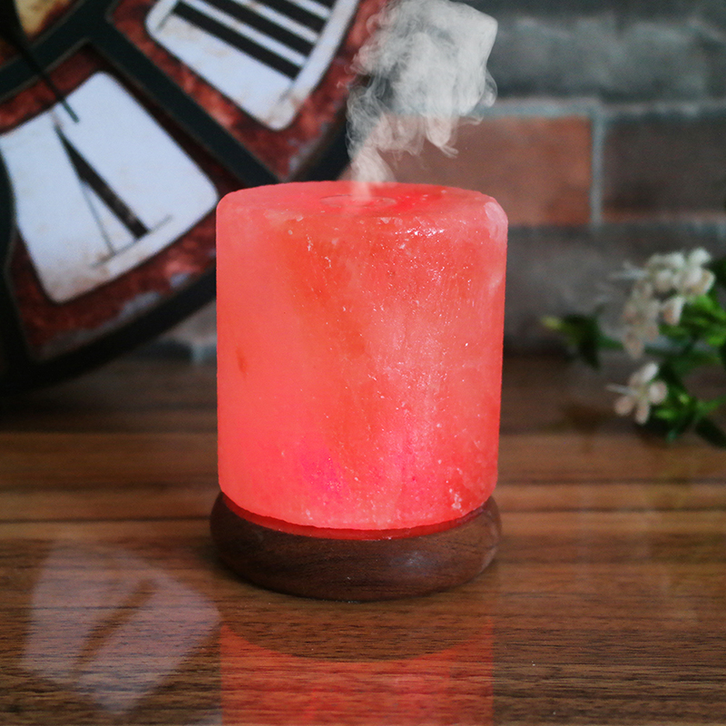 Himalayan salt lamp essential oil diffuser cool mist humidifier ...